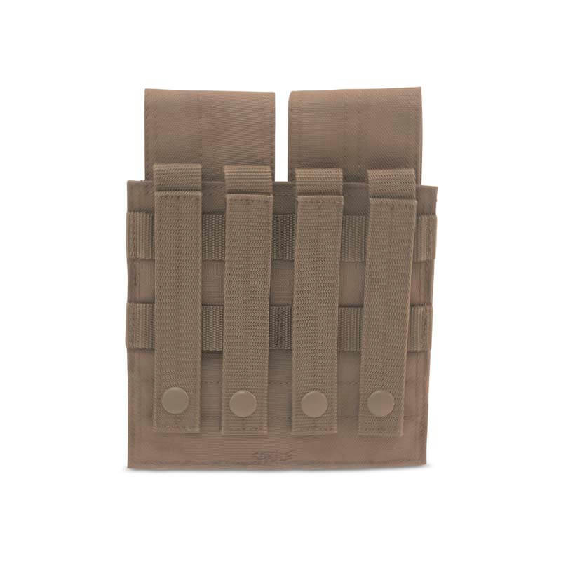 Double Stacked Mag Pouch - Coyote – Mercury Tactical Gear